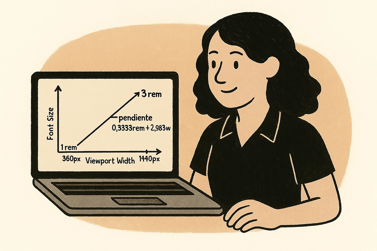 Cómo crear una tipografía fluida con clamp() • Ana Cirujano